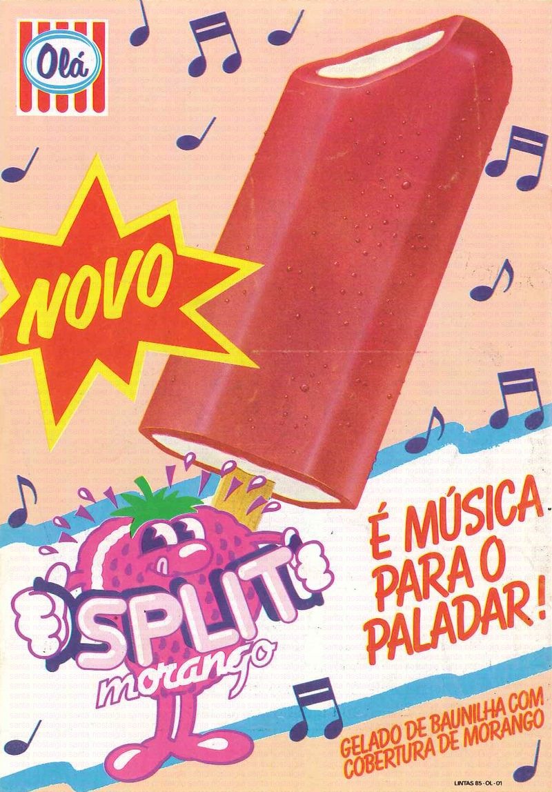 NA NOSSA INFÂNCIA ERA ASSIM: GELADOS OLÁ